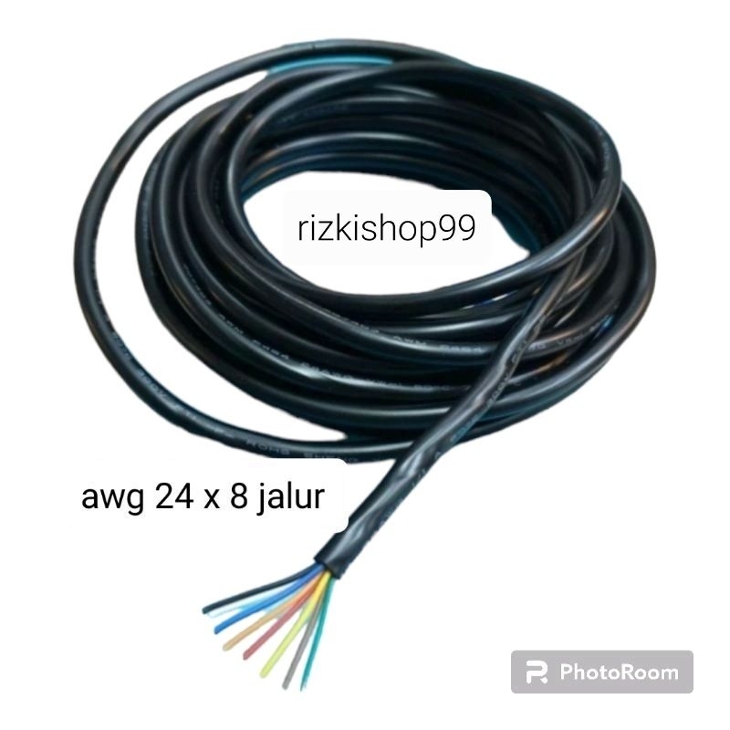 Awg 24 cable contains 8 lines 1 meter | Shopee Malaysia