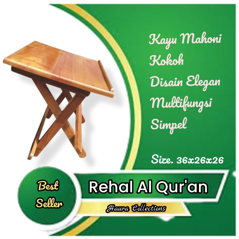 Al-Quran Folding Table Dampar Study Table Al-Quran Rehal Al-Quran ...