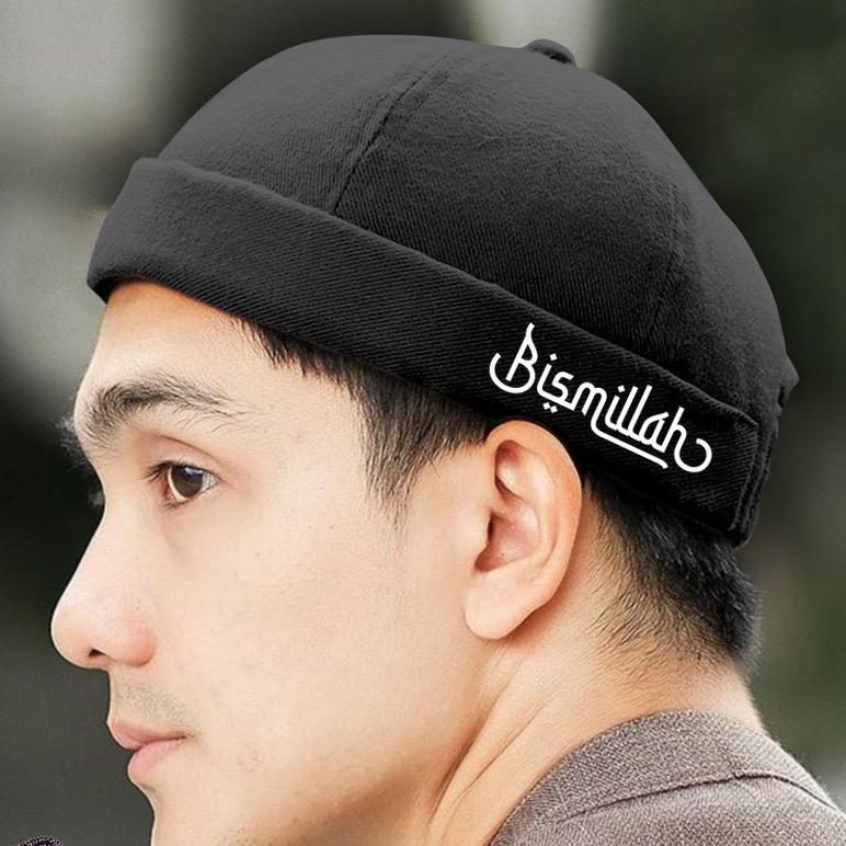 Miki Hat UAS Cap Hat Adult Men Hijrah Cap Mikihat Muslim Calligraphy ...