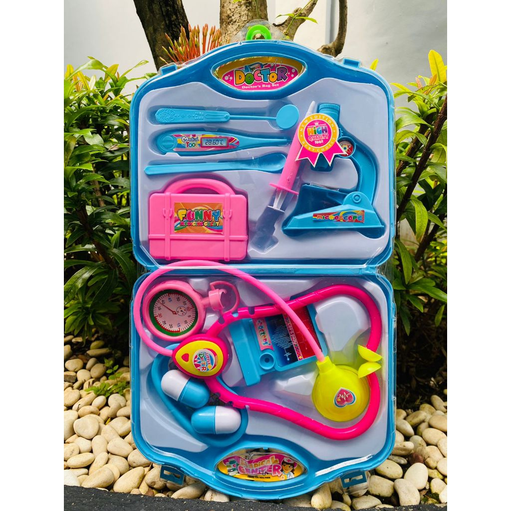 FH Children's Educational Toys Complete Doctor Tool Set/Doctor Bag Set ...