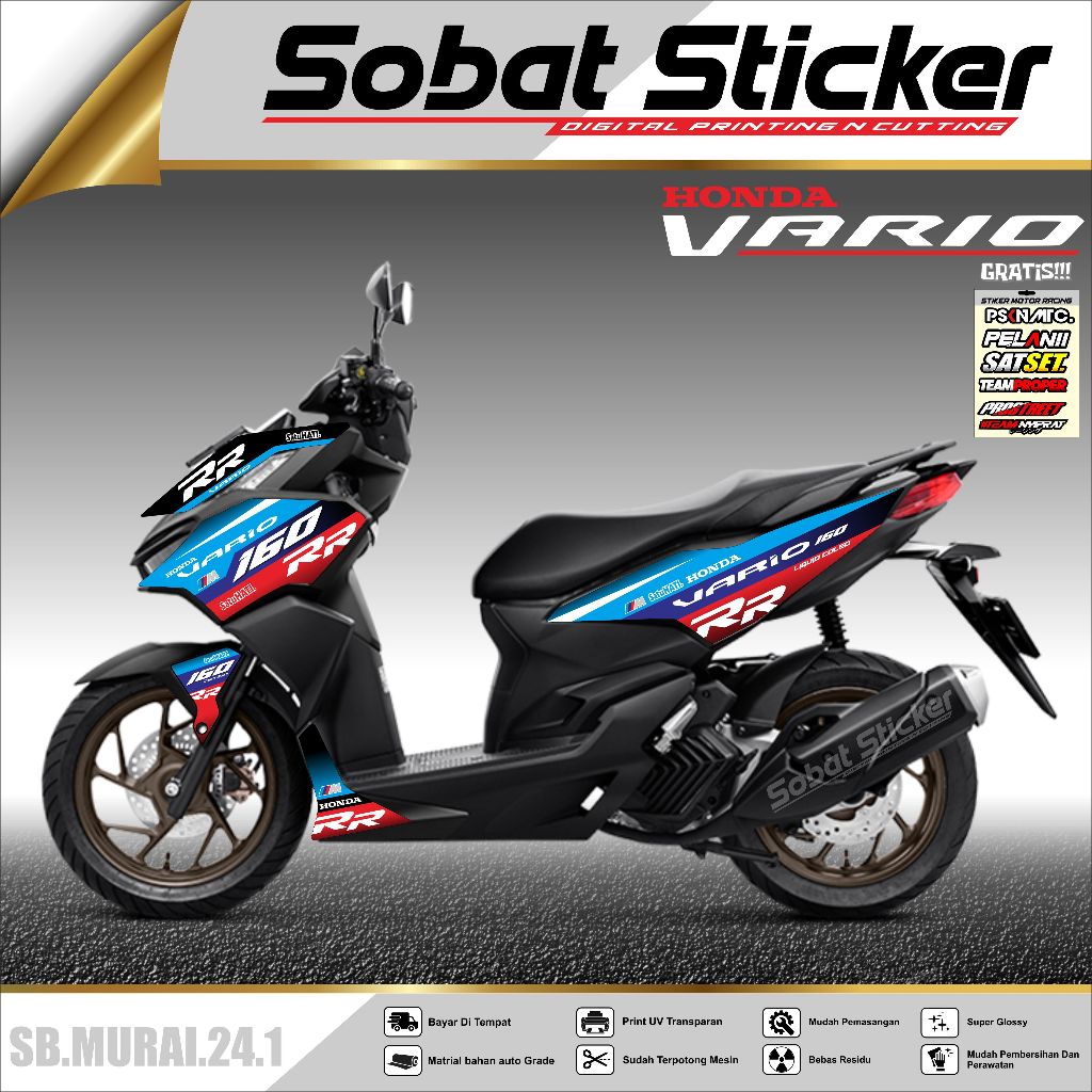 Custom STRIPING STICKER VARIO 160 NEW 2023/SOBAT STICKER STRIPING ...