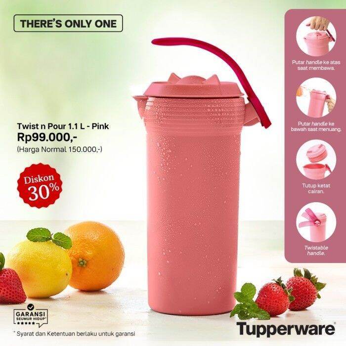 Tupperware Twist N Pour Teapot, Pitcher Teapot | Shopee Malaysia