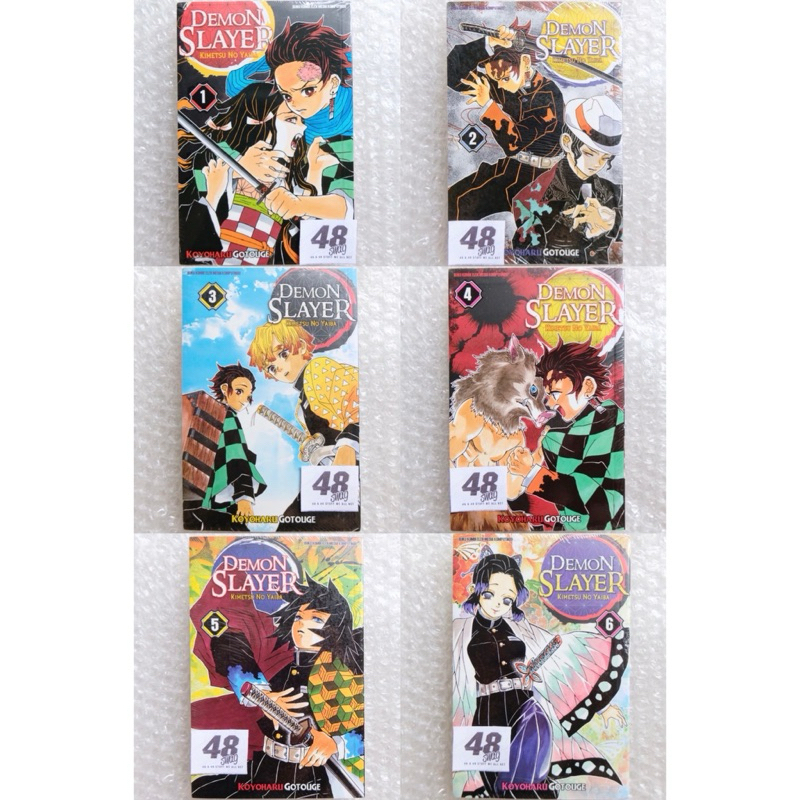 [SEALED] Demon Slayer Comic vol.1-6 Draw | Shopee Malaysia