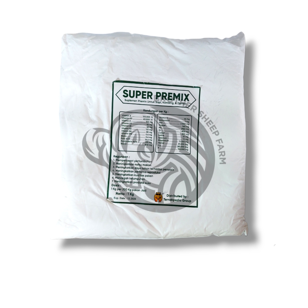 Super Premix Multi Vitamins & Minerals Curcuma Supplement Appetite Enhancer Fattening Animal ...