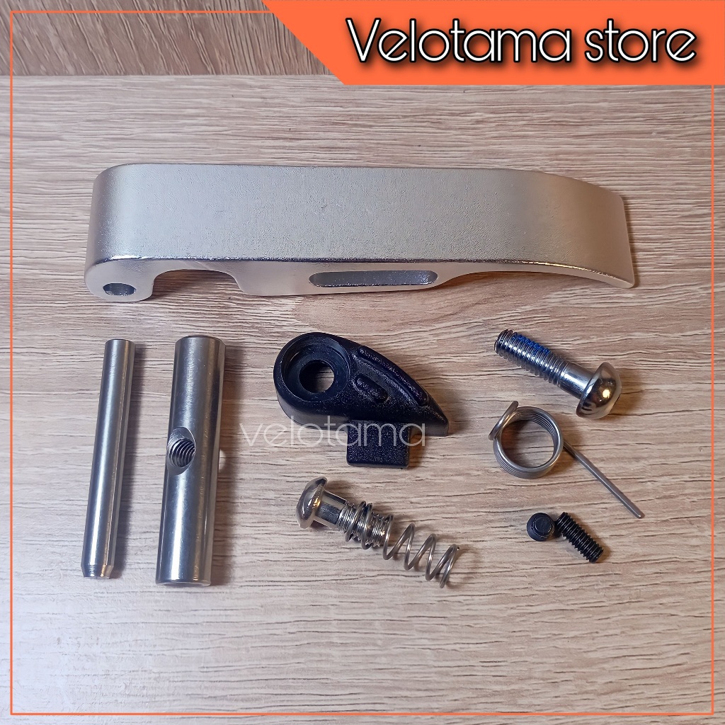 1 set of folding bike frame locks, folding bike lock buckle, middle ...