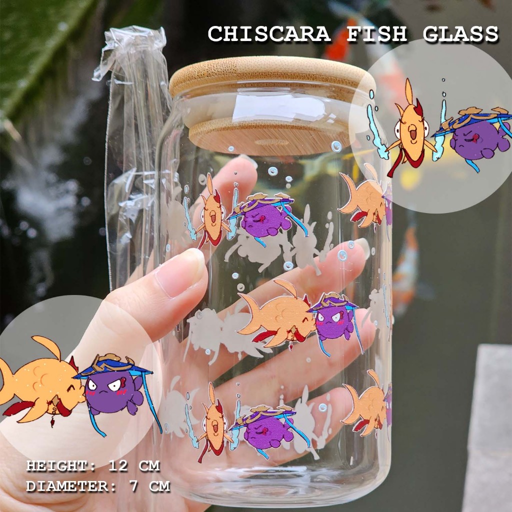 Chiscar FISH GLASSES (GENSHIN IMPACT FAN MERCH) | Shopee Malaysia