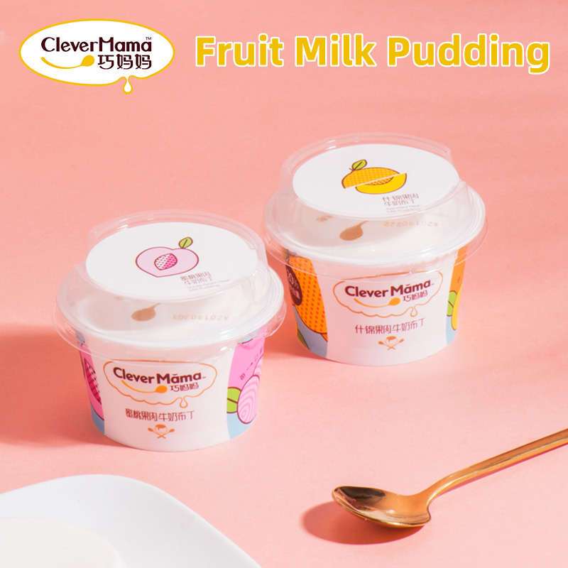 Clever Mama Fruit Pulp Milk Pudding 85g - Clevermama Fruit Inside ...