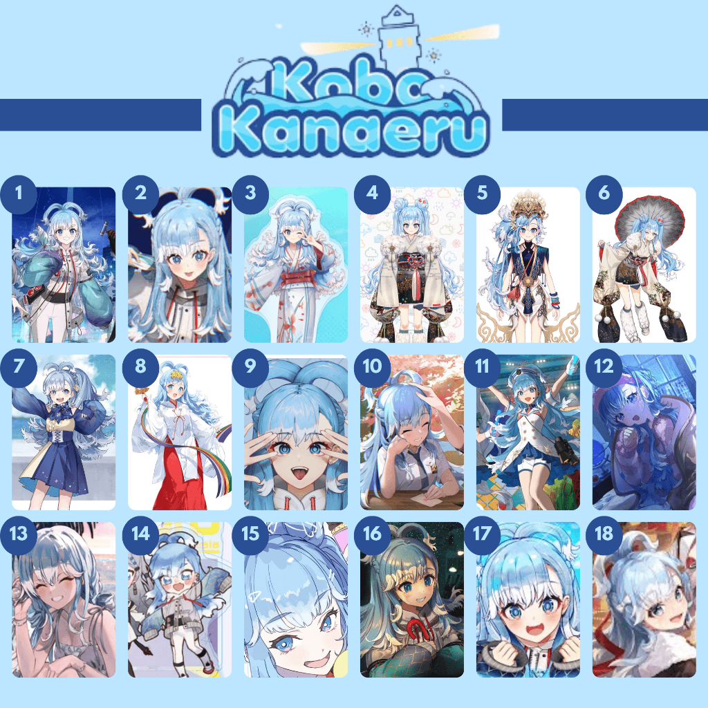 Vtuber KOBO KANAERU ANIME PHOTOCARD | Vestia ZETA | Kaela KOLVASKIA ...
