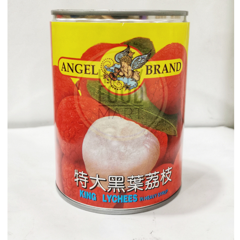 [HALAL] Angel BRAND KING JUMBO LYCHEE 565 GRAM/ CANNED LECI/LECI SYRUP ...