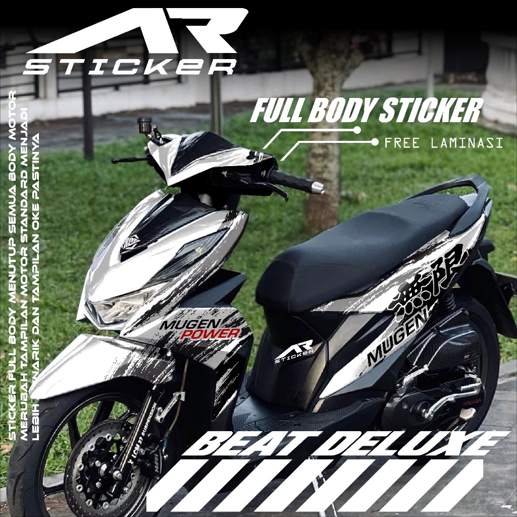 Full Body Motorcycle Sticker Honda Beat Deluxe Beat Street CBS Decal ...