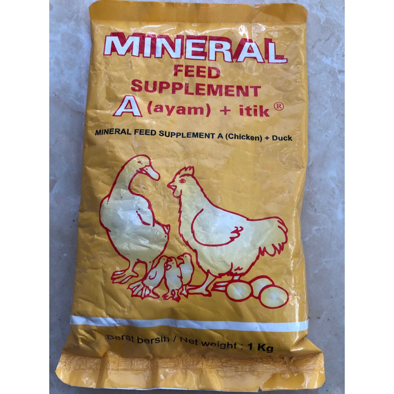 Mineral FEED SUPPLEMENT A (chicken) + duck 1 KG | Shopee Malaysia