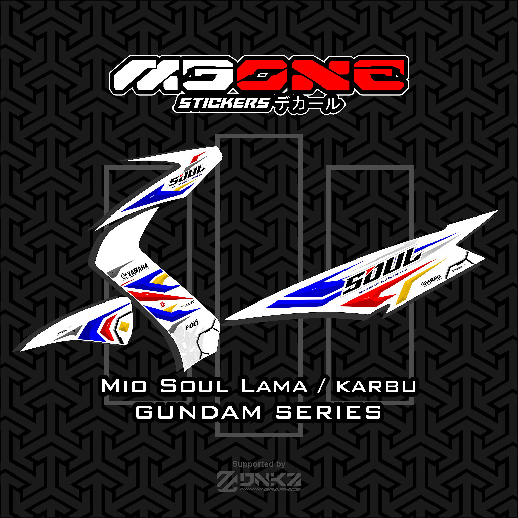 Mio Soul Lama Decal Stickers - Premium Racing Gundam Series Striping ...