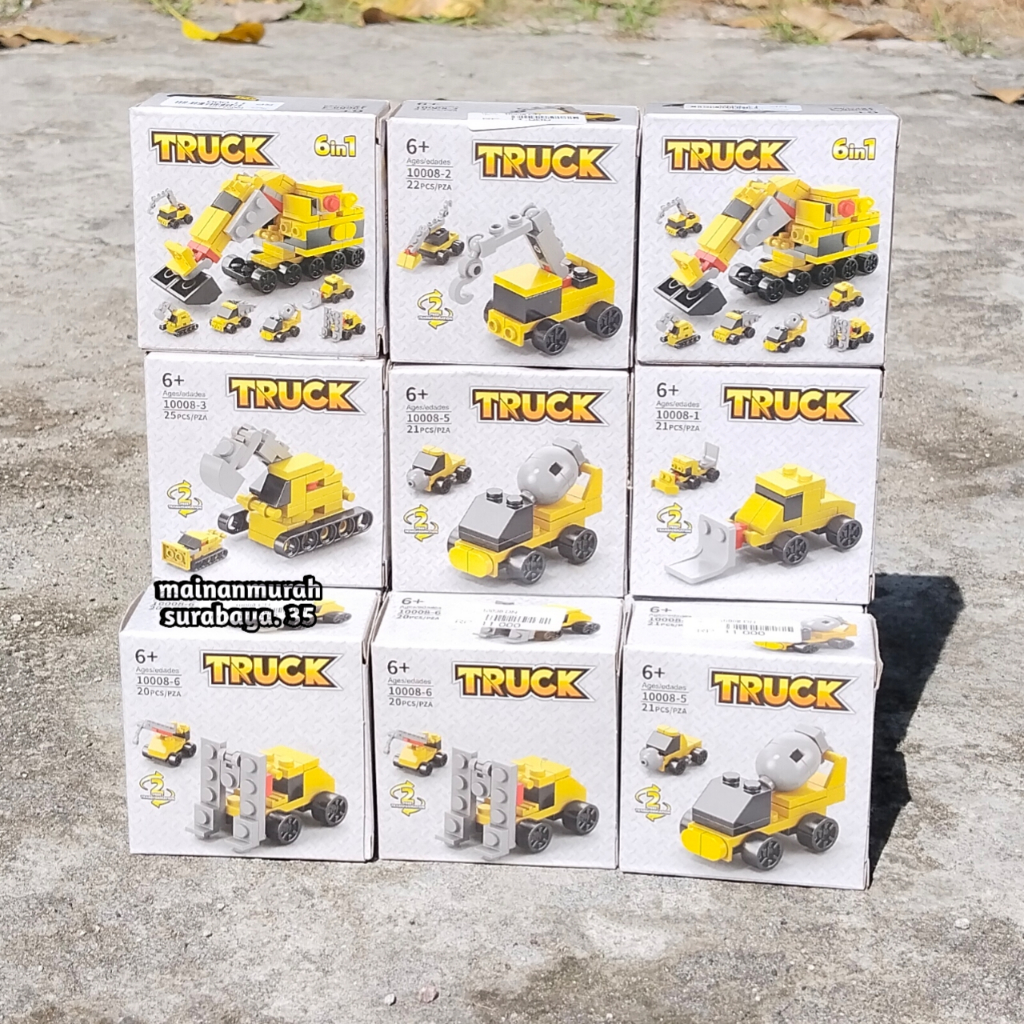 Toy Disassembly Bricks Building Vehicle Combination Of Stacking Blocks 10008 | Toy Block ...
