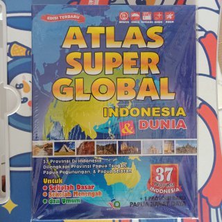 Super Global Atlas of Indonesia and the World 38 Provinces of Indonesia ...