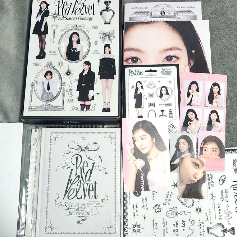 [SHARING] Red VELVET - Season's Greeting 2024 Desk calendar / Diary ...