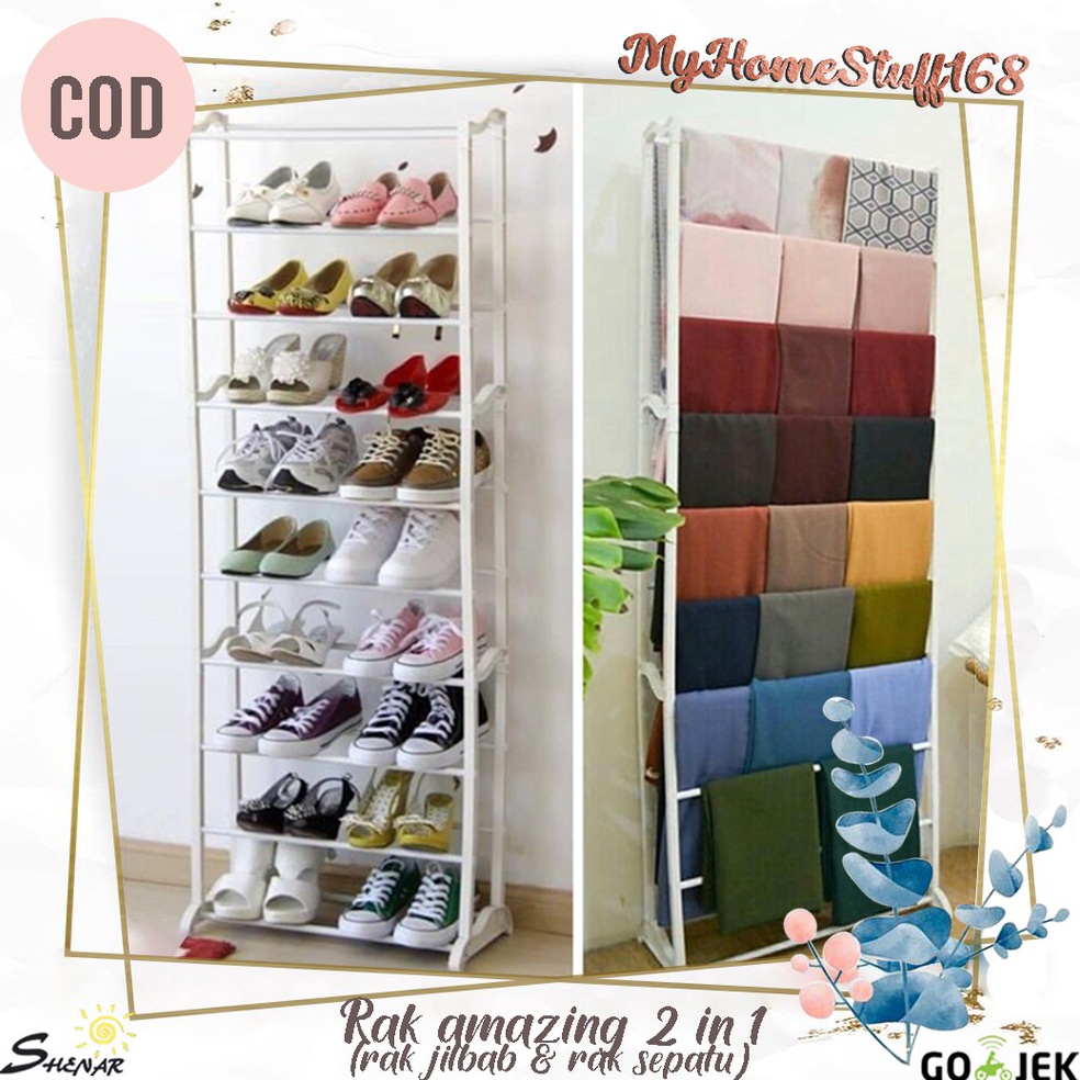 Wow SHENAR Amazing Shoe Rack Stacking Shoe Rack 1 Shoe RackHijab Rack ...