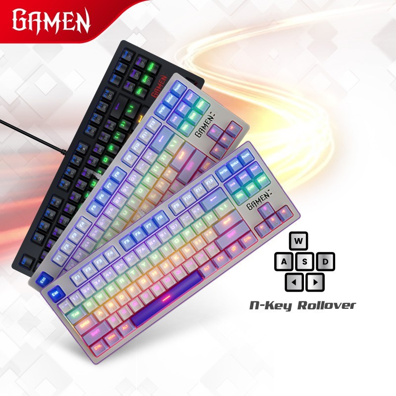 Gamen Titan II Mechanical Gaming Keyboard Pluggable Switch Blue Gaming ...