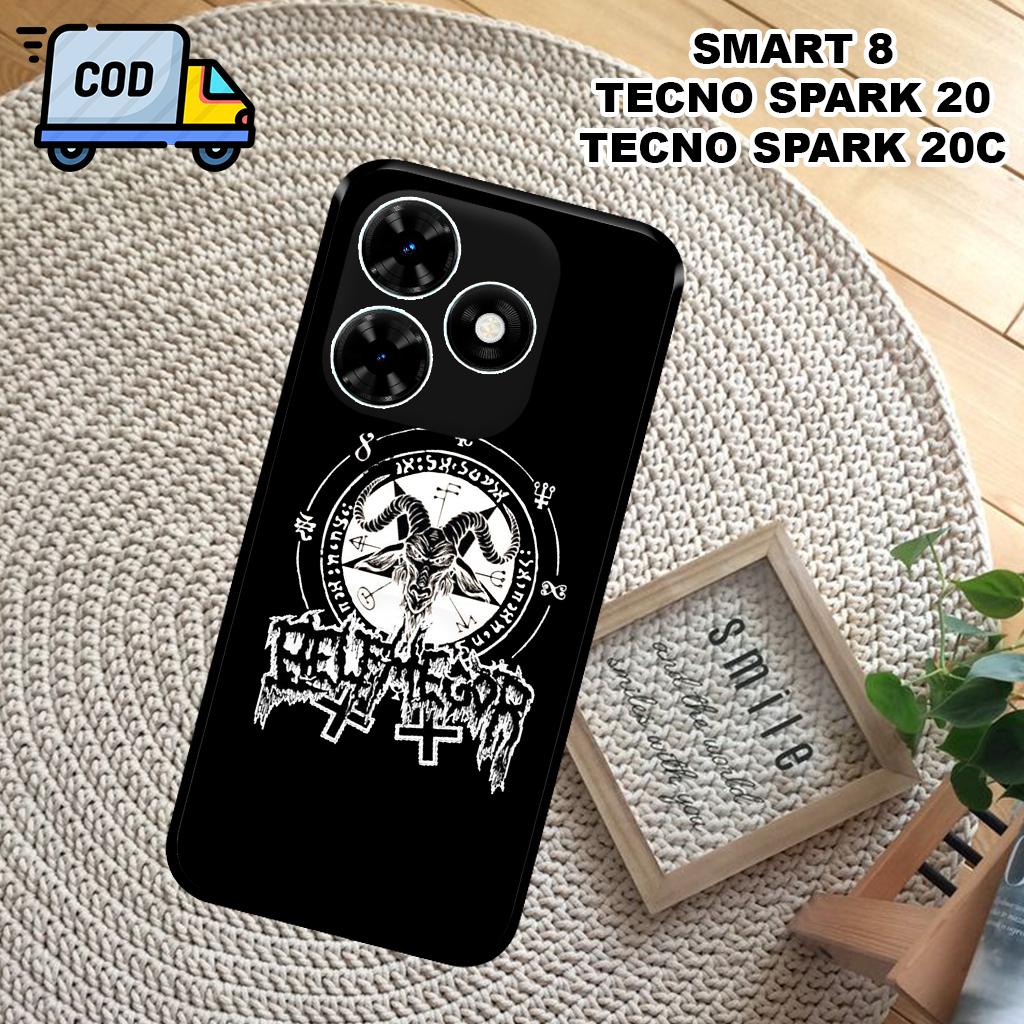 Case BLACK TECNO SPARK 20C/CASE SPARK 20C /CASE INFINIX SMART 8/CASING ...