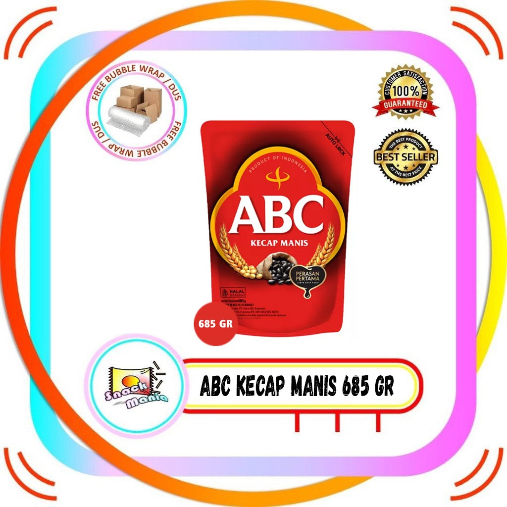 Abc Sweet Soy Sauce Pouch 685 gr new packaging 600 gr | Shopee Malaysia