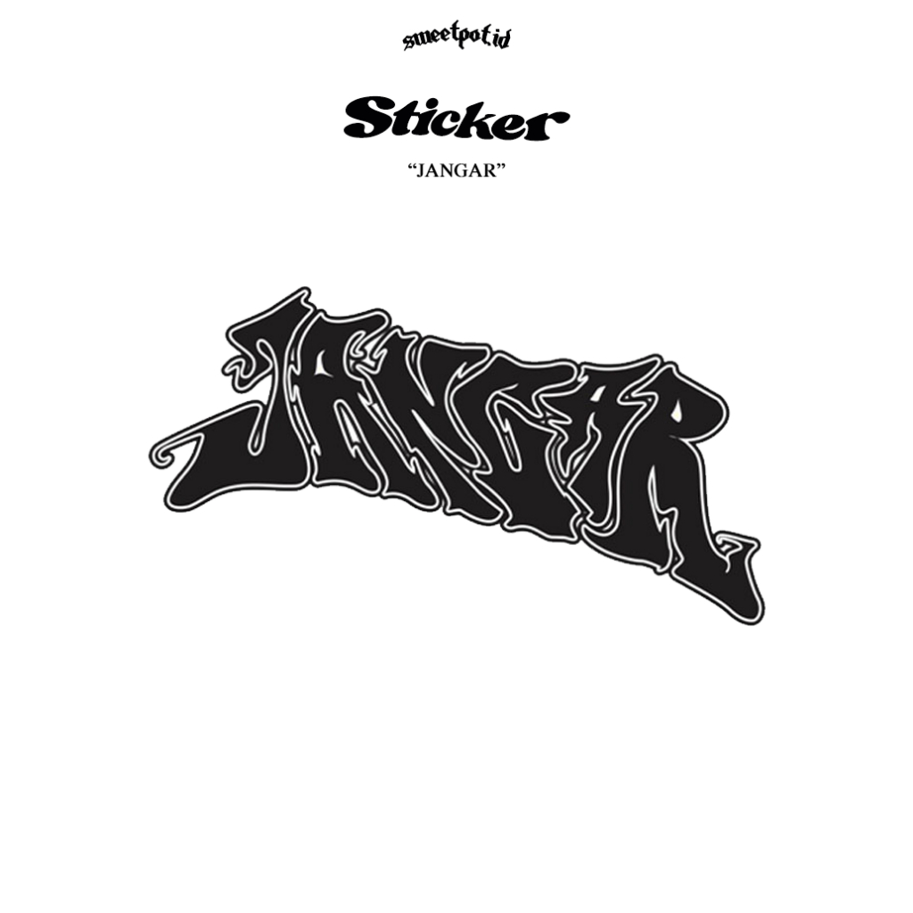 Jangar STICKER / GRAIN STICKER / RETAIL STICKER / METAL STICKER / POP ...
