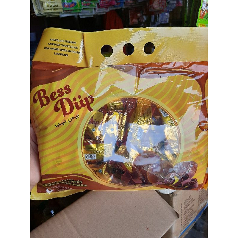 (EXPIRED June 2024) BESS DIIP CRISPY CHOCOLATE BALL 7 GRAM CONTENTS ...