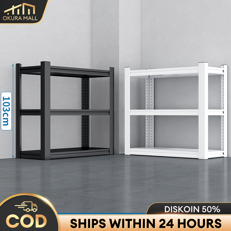 SIKU [All Iron Materials] 3-tier Elbow Iron Rack Multipurpose Stacking ...