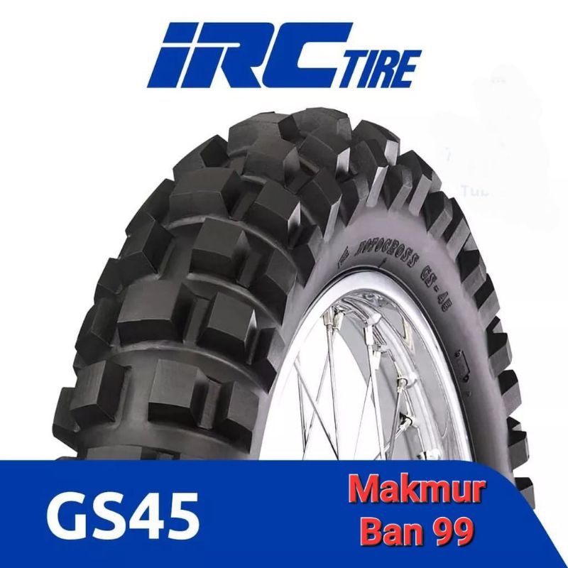 Irc Motorcycle Tire 300-17 GS45 (GS 45) Tubetype Outdoor Tire Trail Bike Trel Offroad Tire Tofu ...