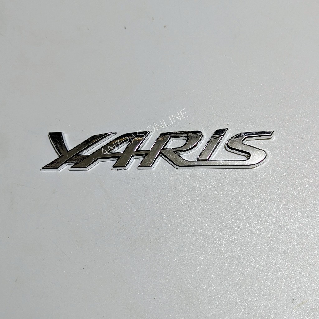 Toyota Yaris Emblem Chrome Writing | Shopee Malaysia