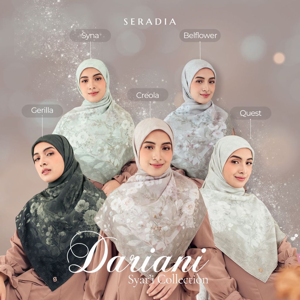 Seradia Hijab Square Antem Dariani | Shopee Malaysia