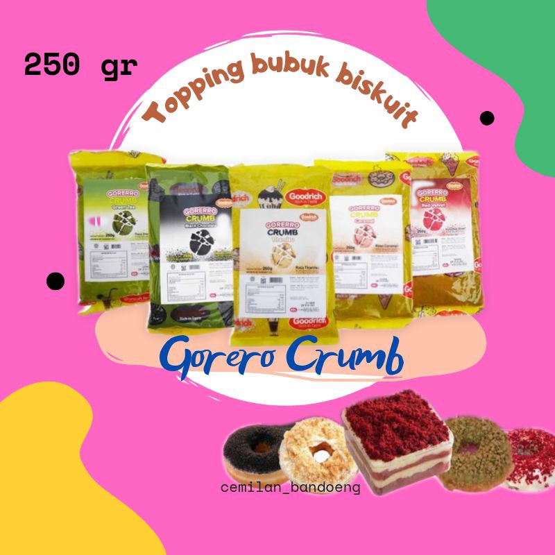 GORERO CRUMB BISCUIT POWDER TOPPING 250GR | Shopee Malaysia