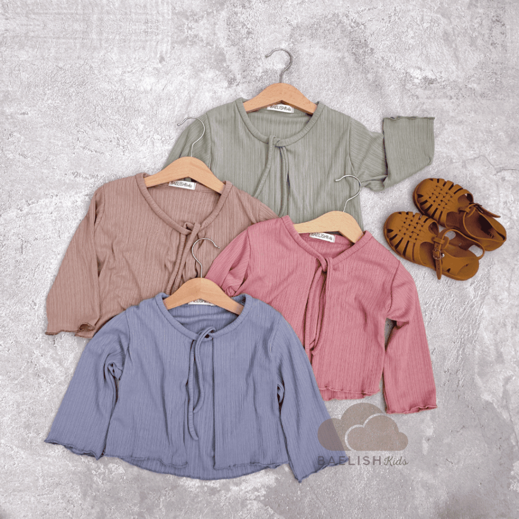 Gea Cardigan (Outer Girl & Baby) | Shopee Malaysia