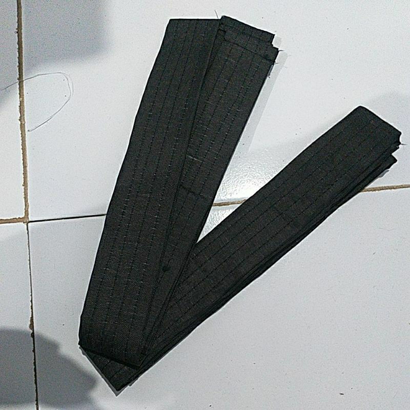 HITAM Plain Black Belt|Student Belt |Trending Training Belt| Silat Belt ...