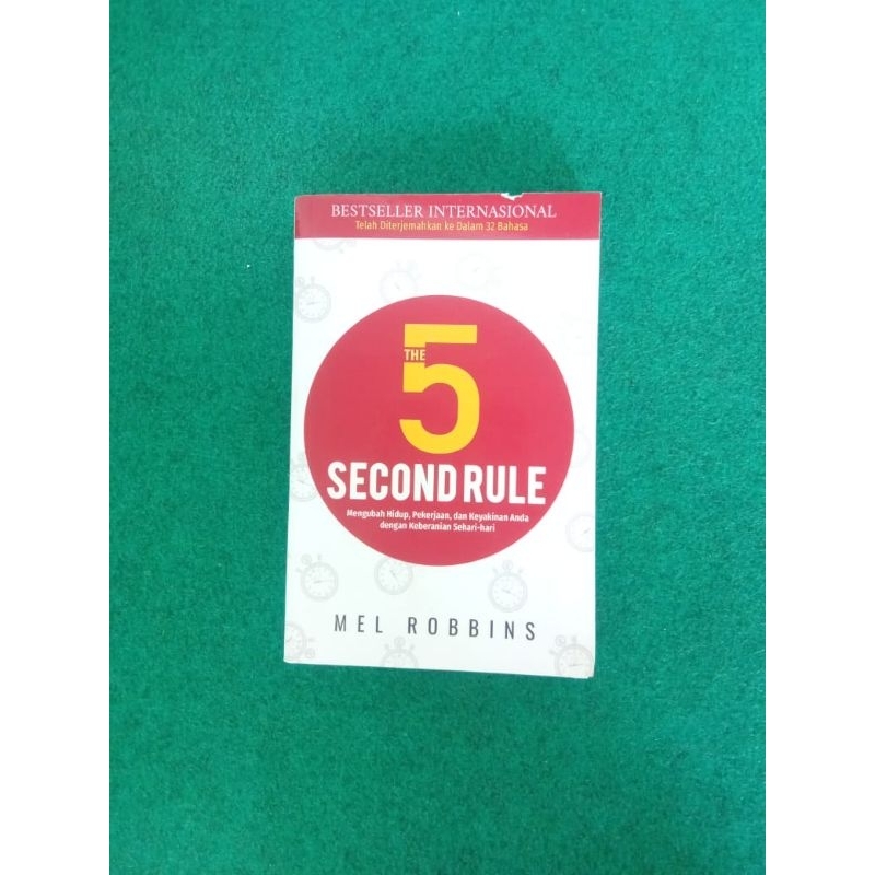 The 5 Second Rule book - Mel Robbins | Shopee Malaysia
