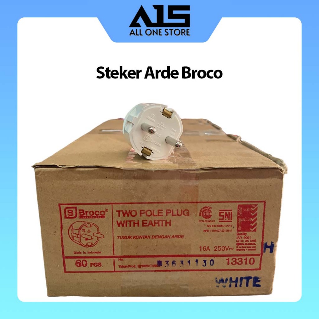 Broco Round Ground Plug / Broco Electric Plug | Shopee Malaysia