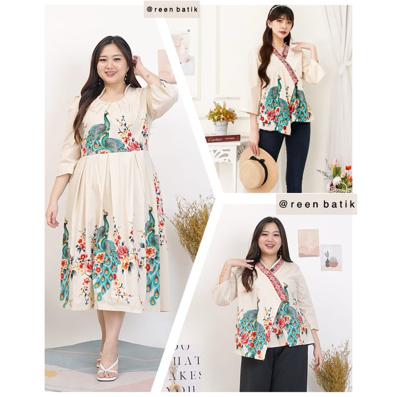 Batik Couple Set Chinese New Year Edition Creme Color | Shopee Malaysia
