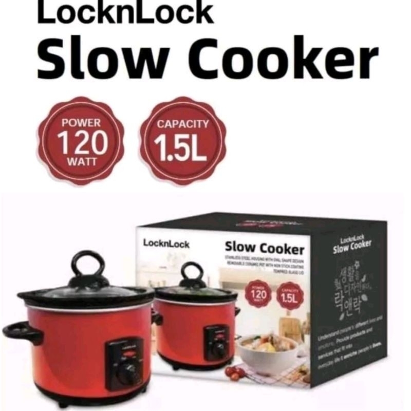 Slow cooker lock n lock 1.5L | Shopee Malaysia