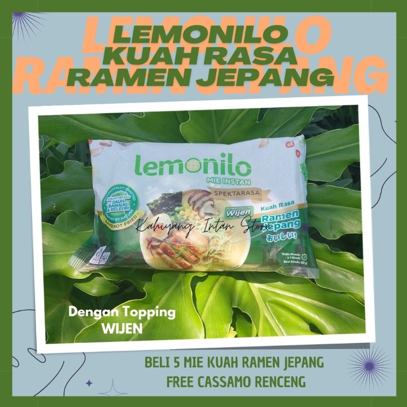 Lemonilo Instant Noodles With Japanese Ramen Flavor With Sesame Topping ...