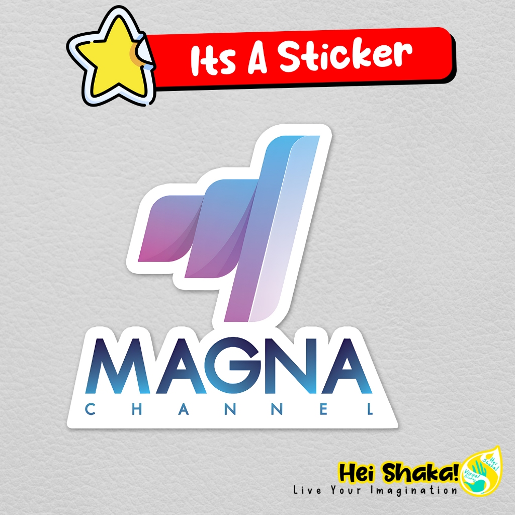 Magna Channel Sticker Indonesian Television Television Station Sticker ...