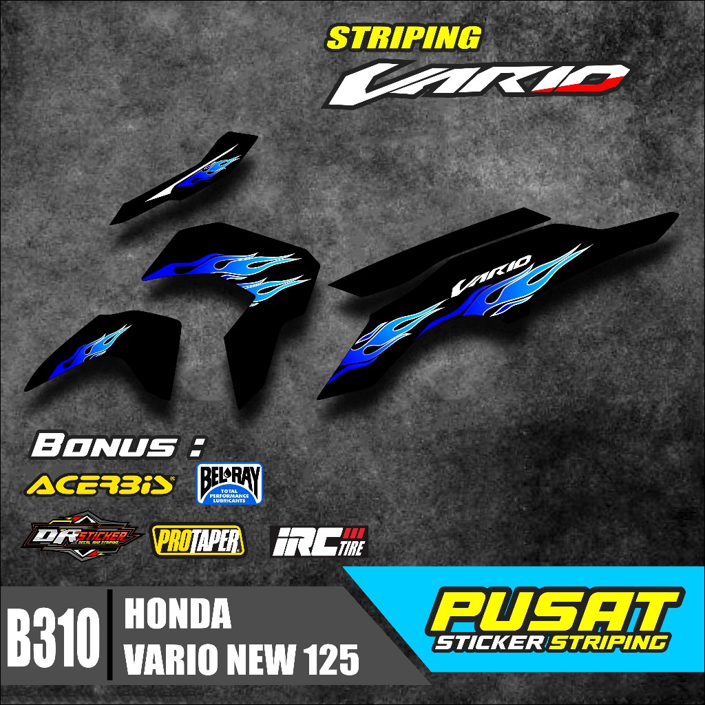 Striping Variations Of Semifull Motorcycle Honda Vario 2023 - Sticker ...