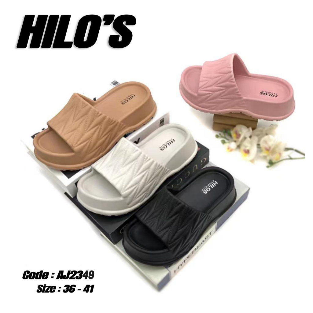Hilo's Hilo's Women's Wedge Rubber Slippers | Shopee Malaysia