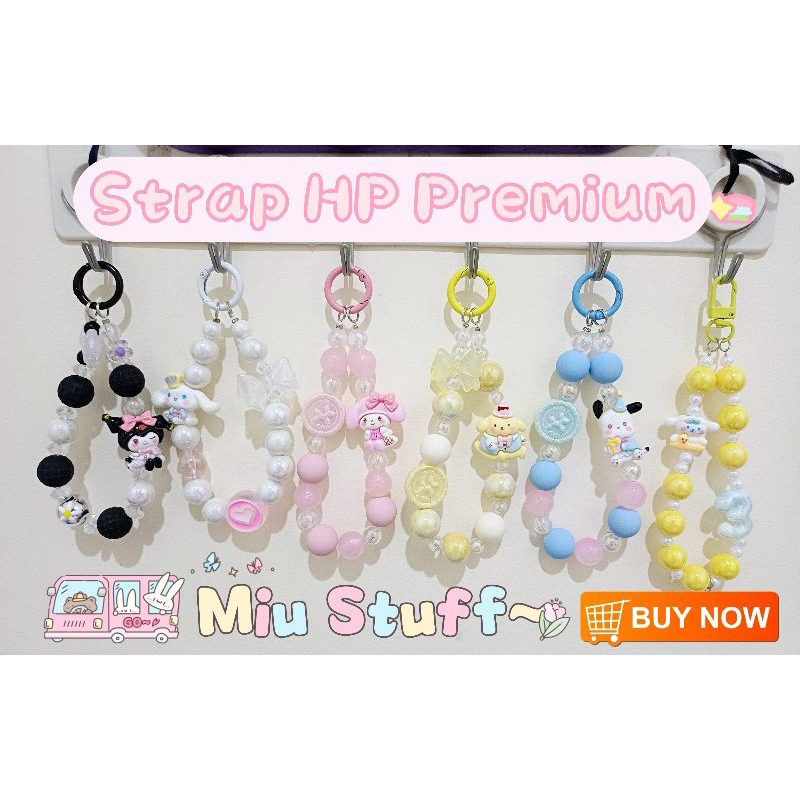 GANTUNGAN Premium Cellphone Strap! !! Hanger HP Bracelet/Strap HP Bead ...