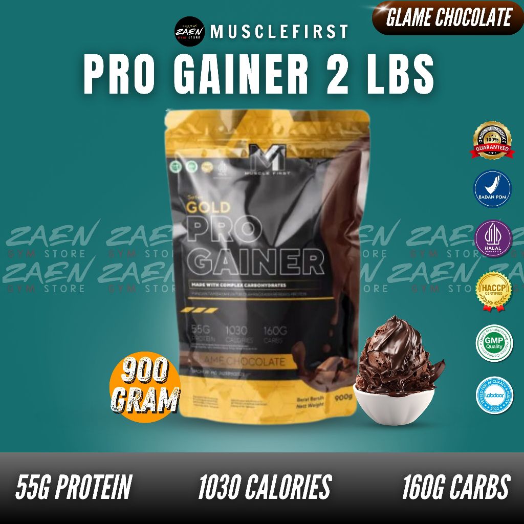 Muscle FIRST GOLD SERIES PRO GAINER 900gram 2LBS | Shopee Malaysia