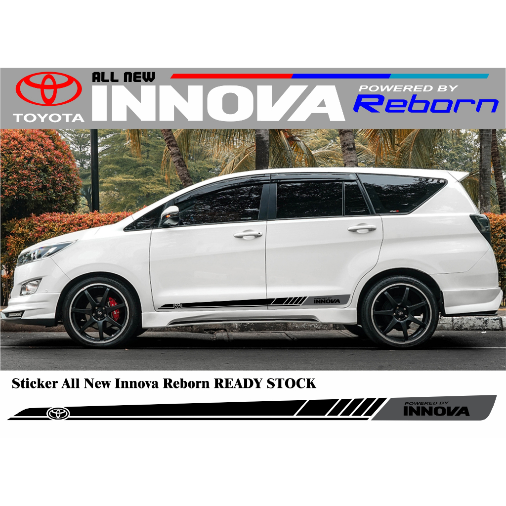 Sticker TOYOTA ALL NEW INNOVA REBORN STICKER LIST BODY INNOVA NEW ...
