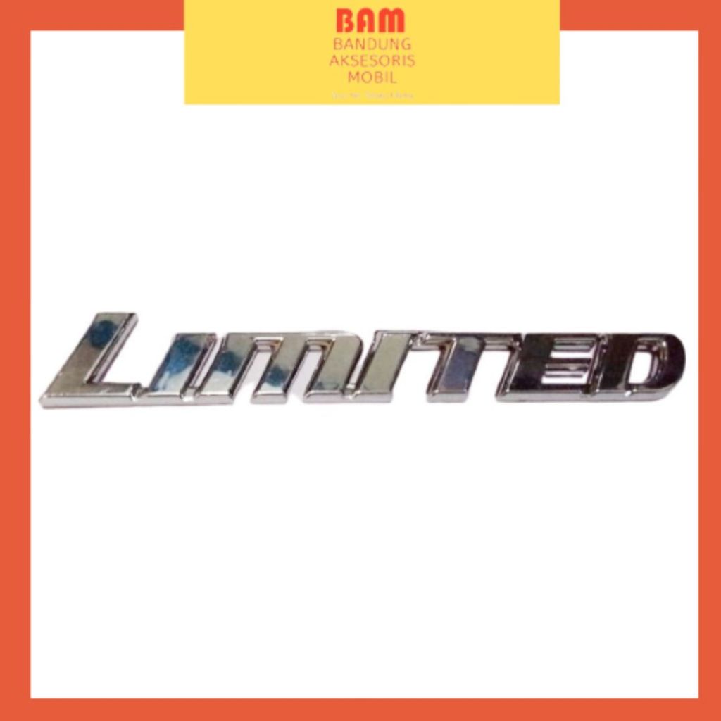 Limited Full Chrome Car Letter Emblem | Shopee Malaysia