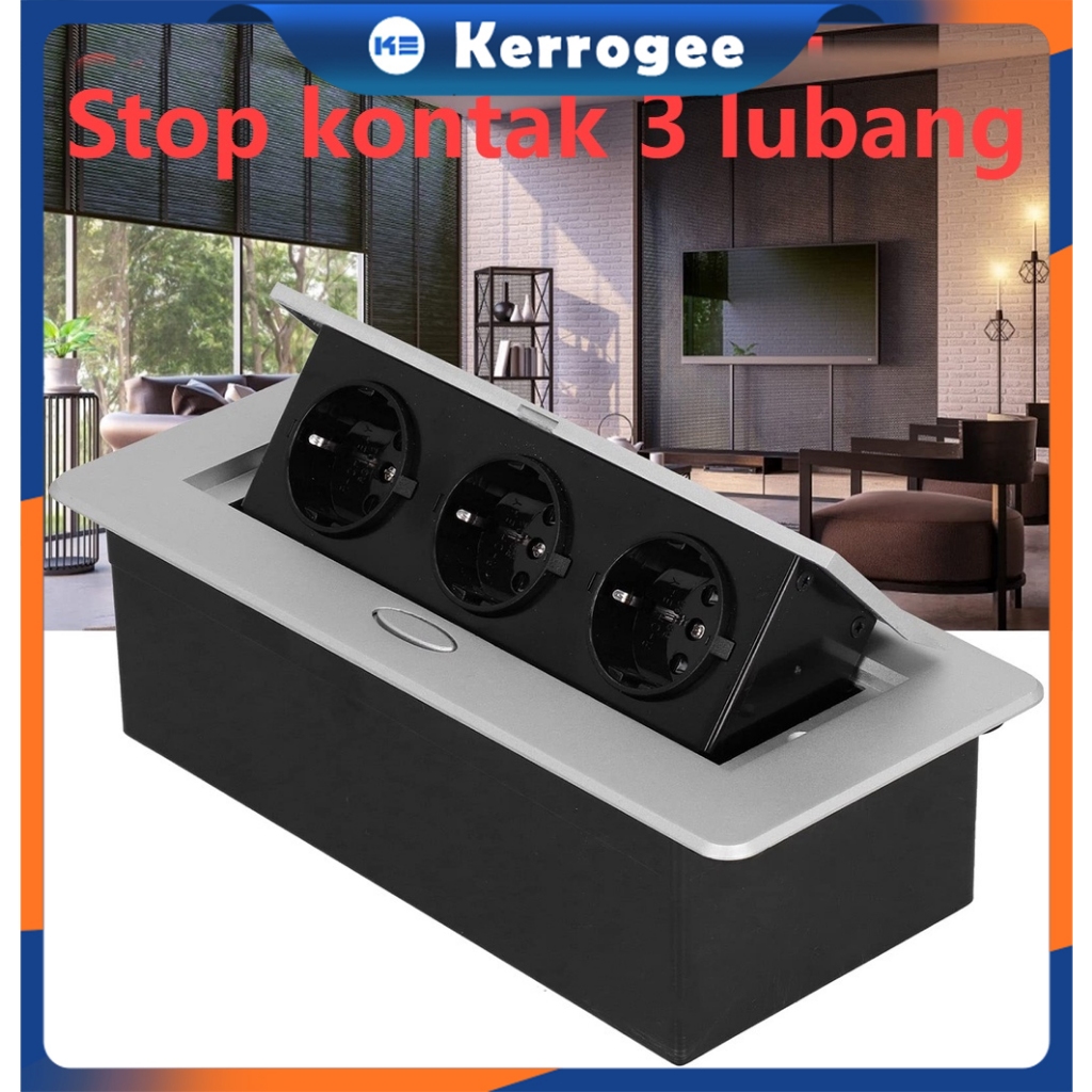 Ready 3-Planted Meeting Table Socket pop-up Socket 3 Holes Embedded ...