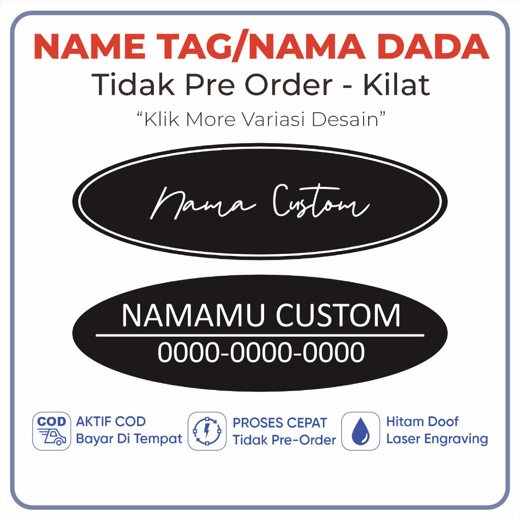 Name TAG | Oval Chest Name | Acrylic Chest Name | Magnets/laser ...