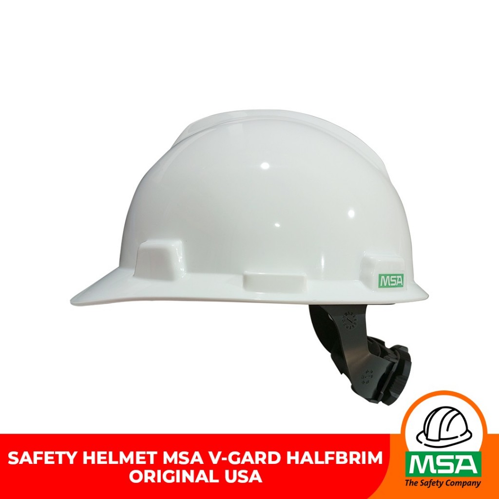MSA V Gard Original USA Fastrac Suspension Safety Helmet | Shopee Malaysia
