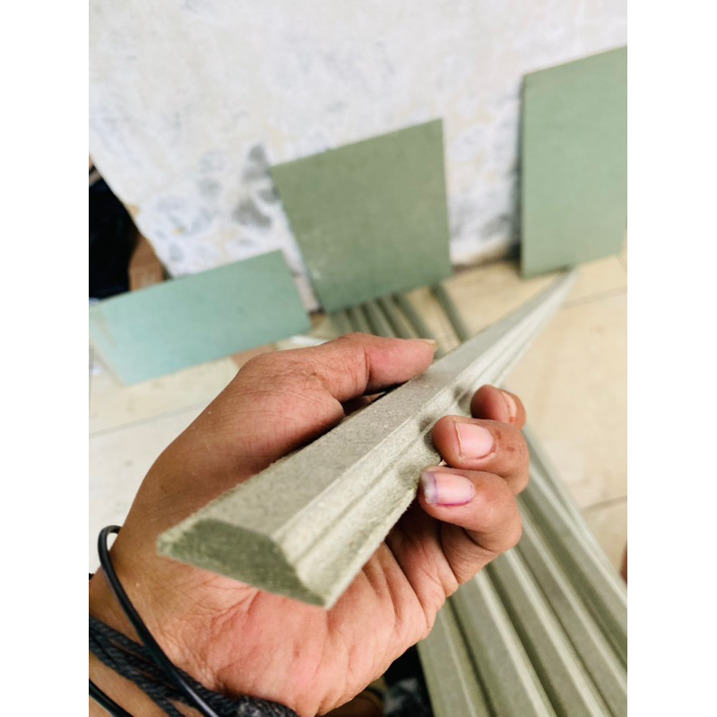 HIJAU List OF WALL BATTEN MOULDING PROFILE 6mm hmr green | Shopee Malaysia
