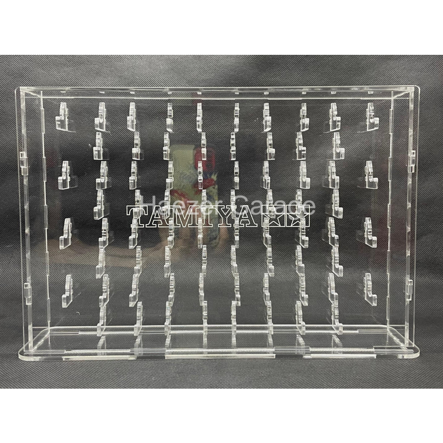 Tamiya Mini 4WD Motorcycle Dynamo Display Rack Acrylic Accessories Box ...