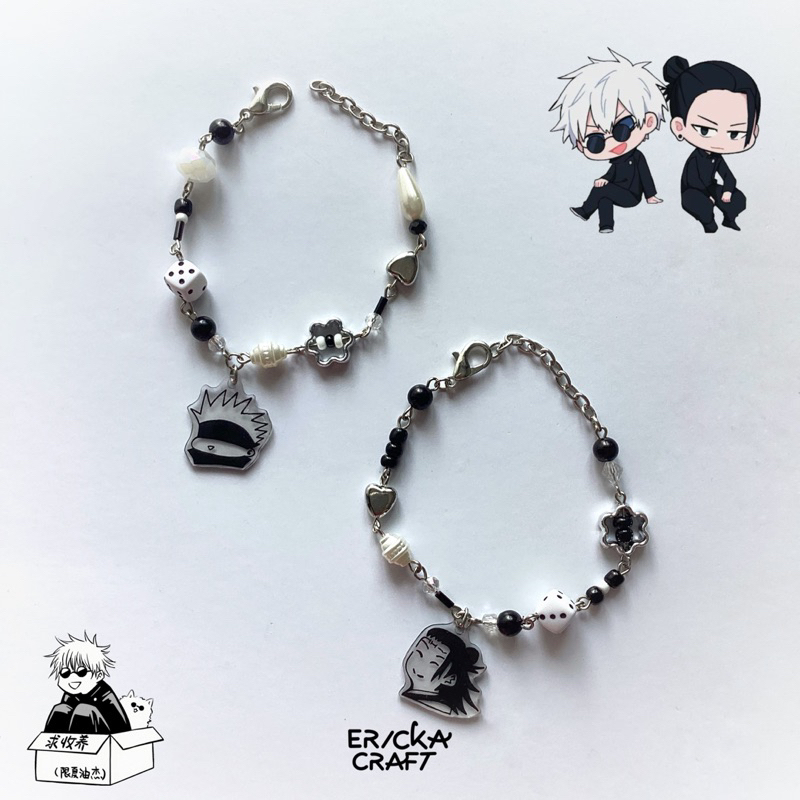 Gojo SATORU GETO SUGURU BRACELET ANIME JUJUTSU KAISEN BRACELET BY ...
